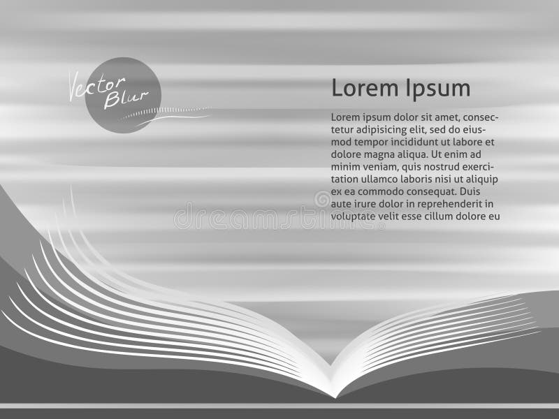 Open Book. Vector Abstract Background Stock Vector - Illustration of ...