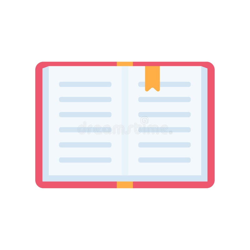 Open Book Vector. Education Concept Online Learning Stock Illustration ...