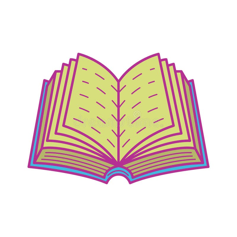 Open Book. Vector Illustration Decorative Design Stock Vector ...