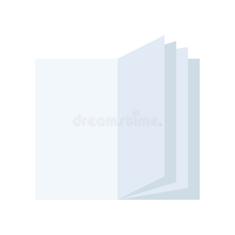 Open Book Vector Illustration, Flat Style Icon Stock Vector ...