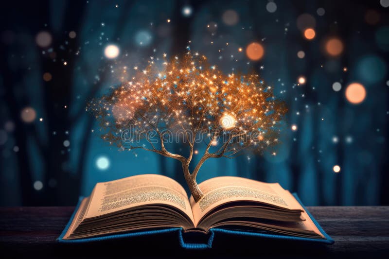 An Open Book from Which the Tree of Knowledge Grows, the Concept of the ...