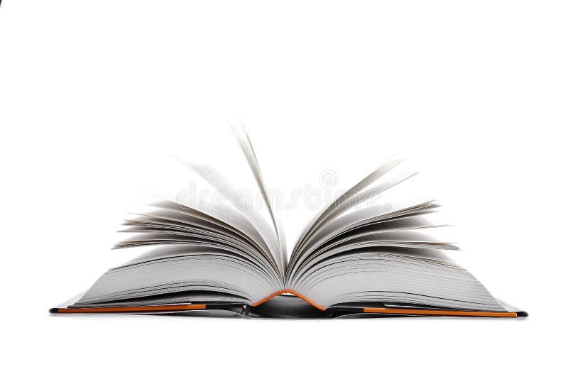 Hand Drawing Open Flying Book Stock Photo - Image of article, named ...