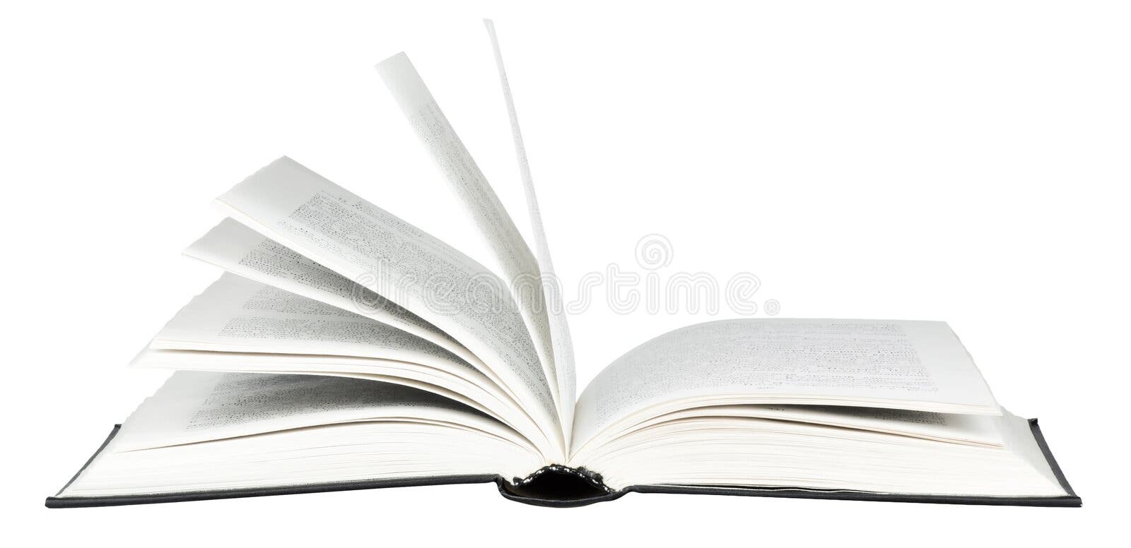 Open Book Isolated stock image. Image of white, black - 9328017