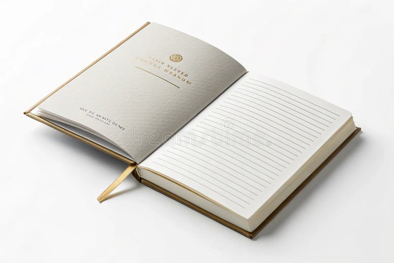 Textbooks Open Book Isolated White Background Top View Stock Photos ...