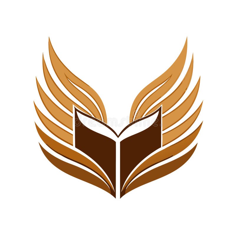 Open Book with Wings Illustration: Education, Learning, and Knowledge ...