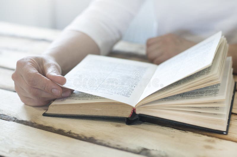 Open Book. Woman`s Hands are Holding a Book Stock Photo - Image of ... Open Book. Woman`s Hands are Holding a Book Stock Photo - Image of ...