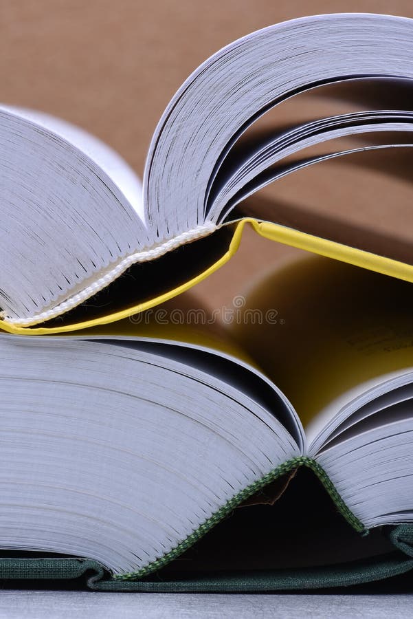 Open Books Closeup, Learning Concept Stock Image - Image of abstract ...