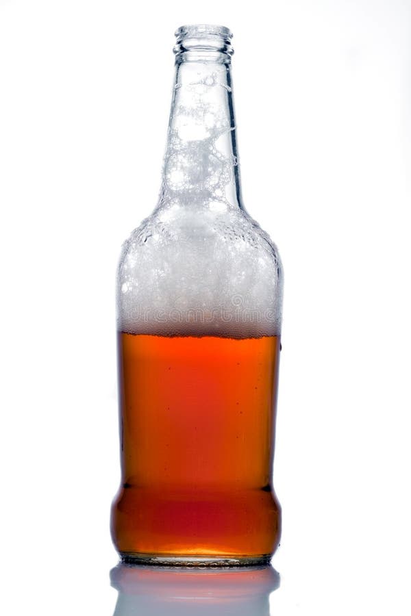 Open botle of lager beer stock photo. Image of alcohol - 19158386