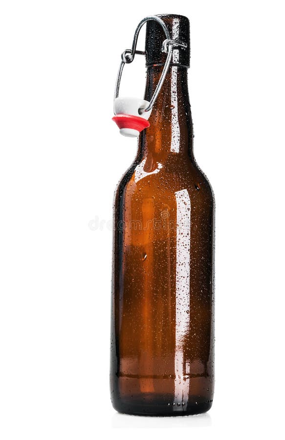 Open bottle of beer stock image. Image of object, brown - 59595643
