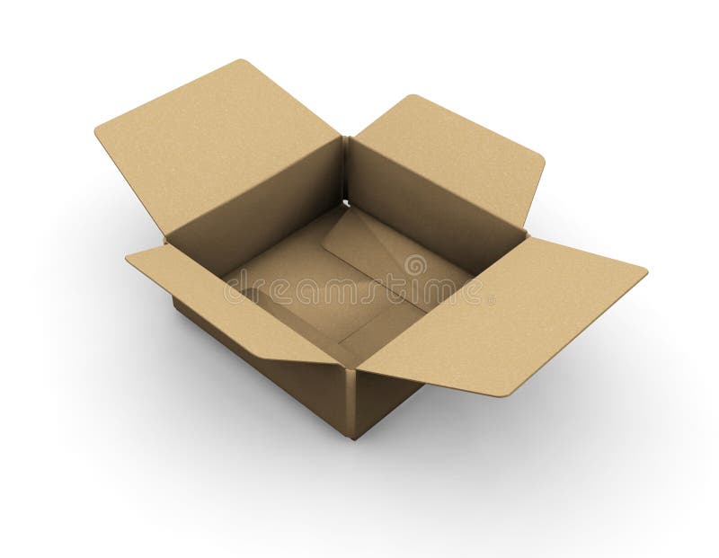 Open box stock illustration. Illustration of open, package - 1197027