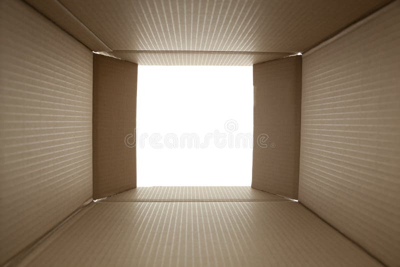 Open box stock photo. Image of carton, abstract, macro - 21598396