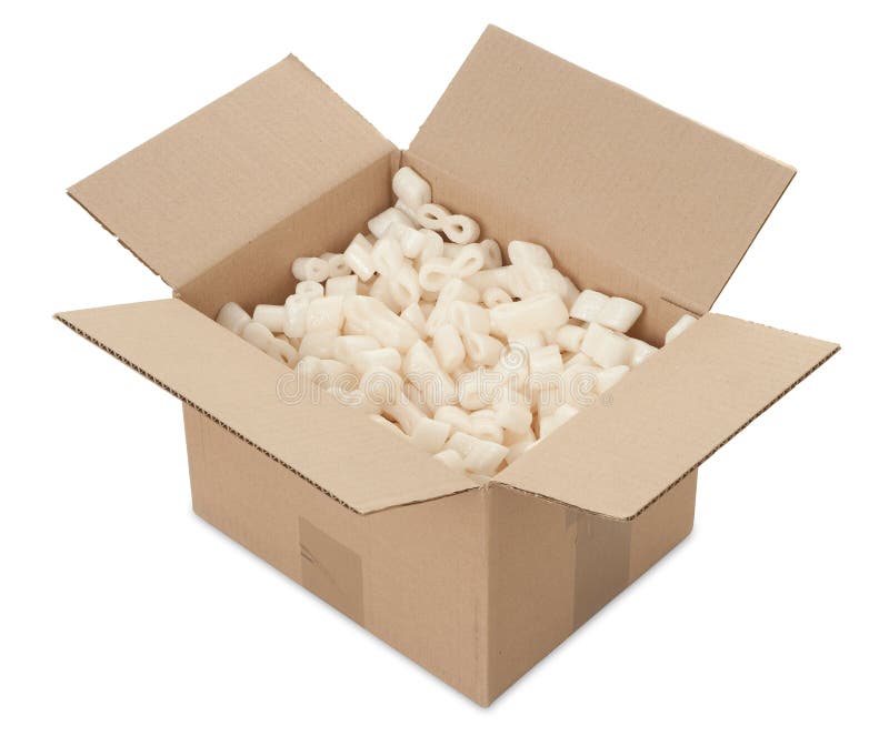 Open cardboard box stock image. Image of container, business - 2638219
