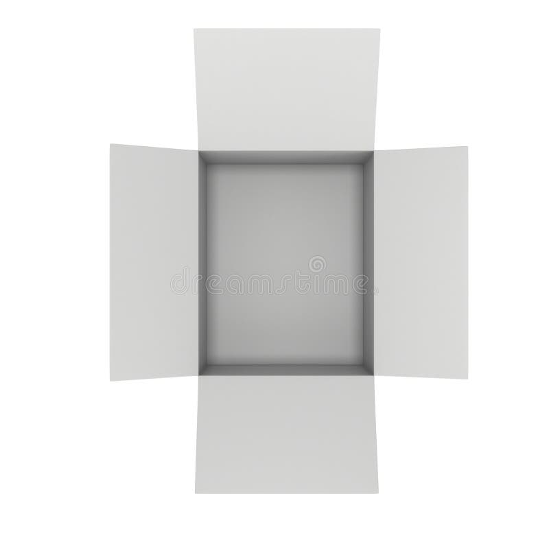 Open box 3d stock illustration. Illustration of empty - 82266139