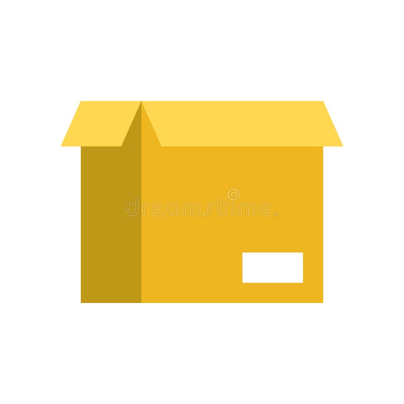 Open Box, Flat Icon Design Pixel Perfect Stock Vector - Illustration of ...