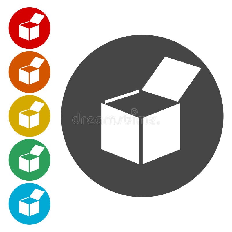 Half Open Cardboard Box Stock Illustrations – 123 Half Open Cardboard ...