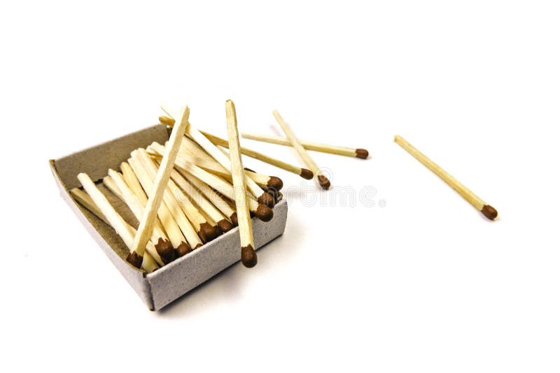 Group of Matchboxes Isolated Stock Photo - Image of matchbook, packet ...