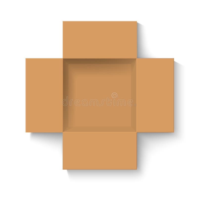Open box 1 stock vector. Illustration of present, blank - 147755201