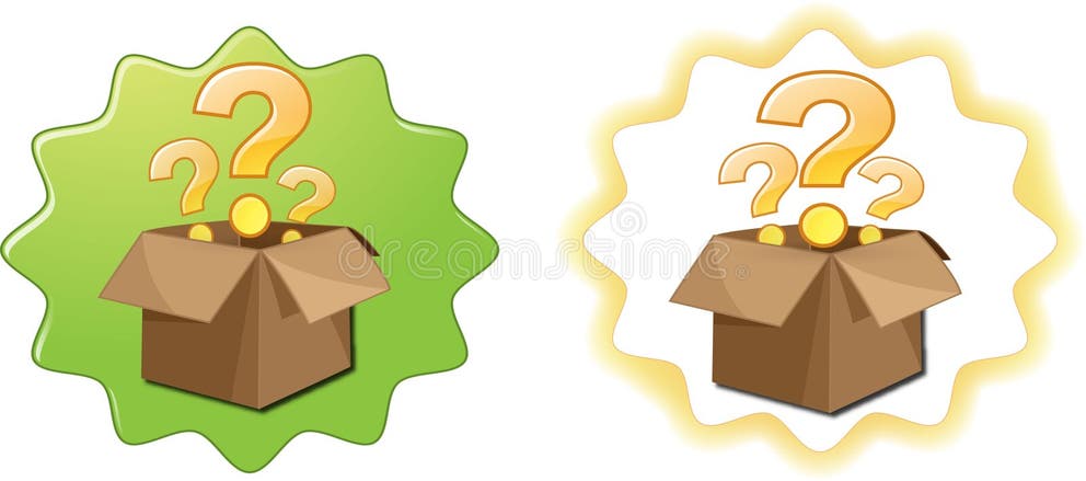 Open Box Question Mark Image Stock Illustrations – 545 Open Box ...