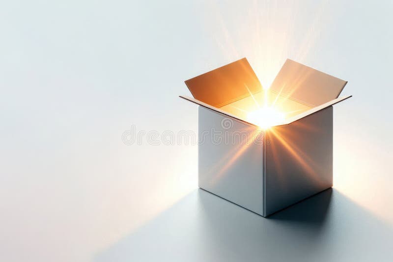Open Box Shining Light Space Text Stock Photos - Free & Royalty-Free ...