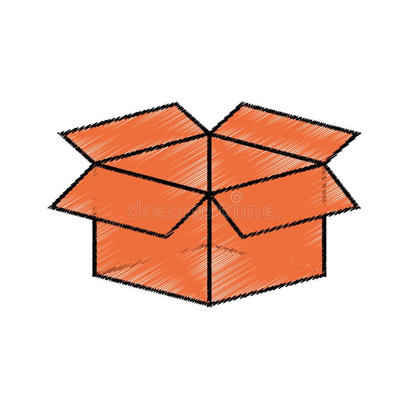 Open box symbol stock illustration. Illustration of open - 82318139