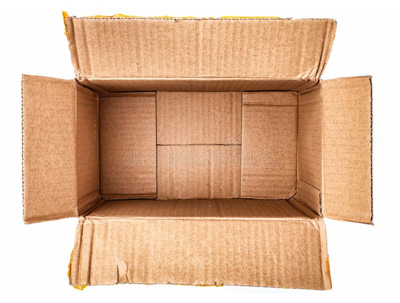 Open box for things stock image. Image of delivery, pack - 136106675