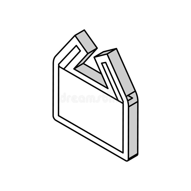 Open Box Unpacking Loading Contents Isometric Icon Vector Illustration ...
