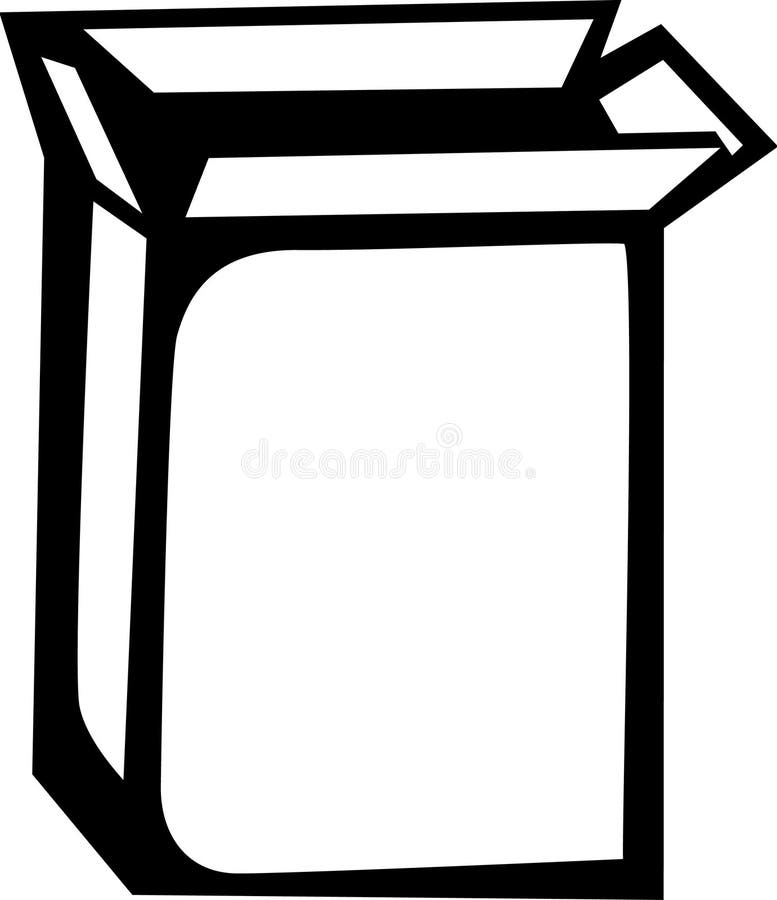 Cardboard Box Vector Illustration Stock Vector - Illustration of ...