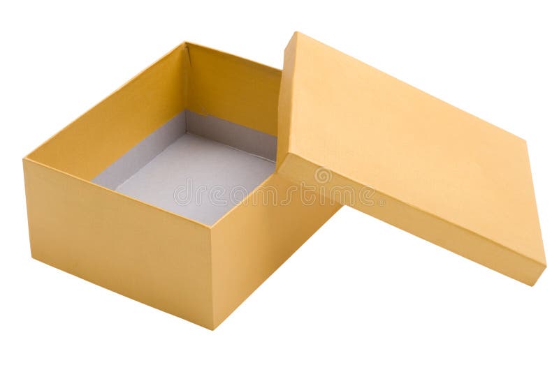 Open box on white stock photo. Image of card, order, cargo - 22051738