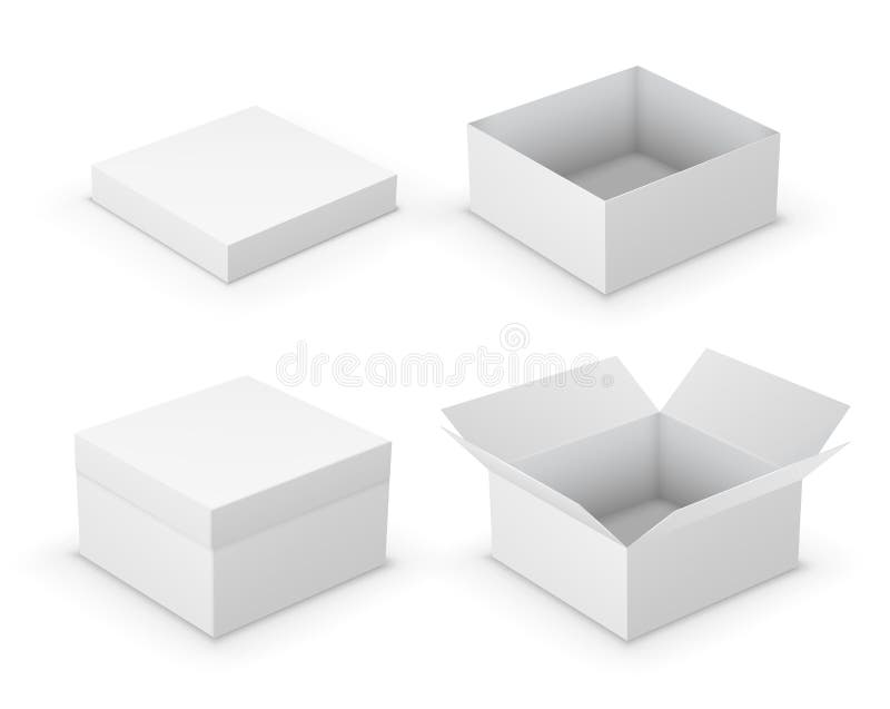 Opened Box Blank Label Stock Illustrations – 997 Opened Box Blank Label ...