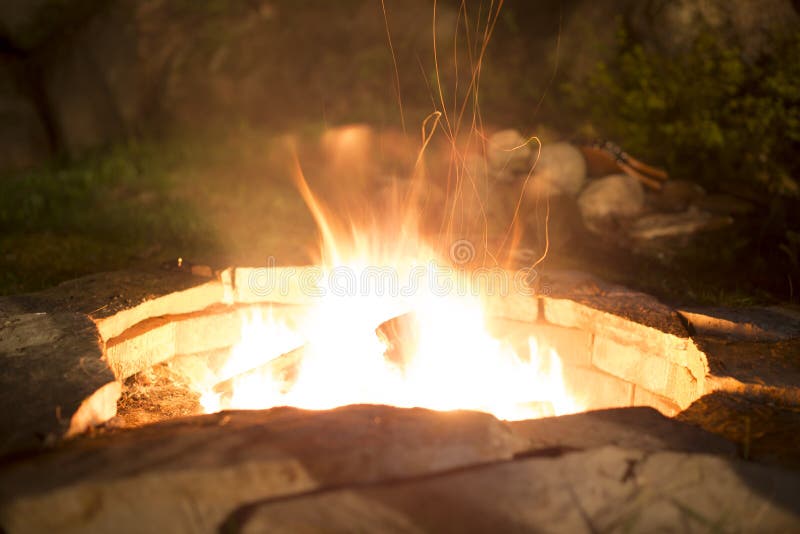 Open brick fire place stock image. Image of coals, coal - 72170357