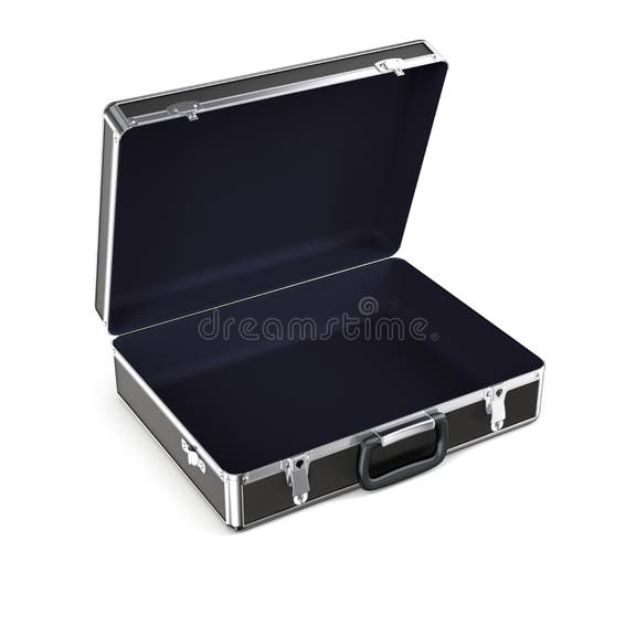 Open briefcase stock photo. Image of safety, luggage, open - 6105184