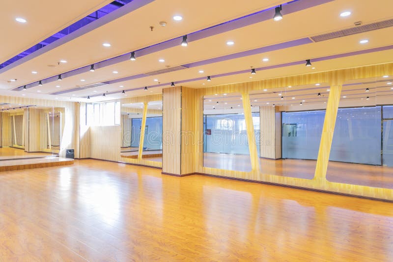 Open and Bright Dance Studio Stock Photo - Image of room, asia: 250523588
