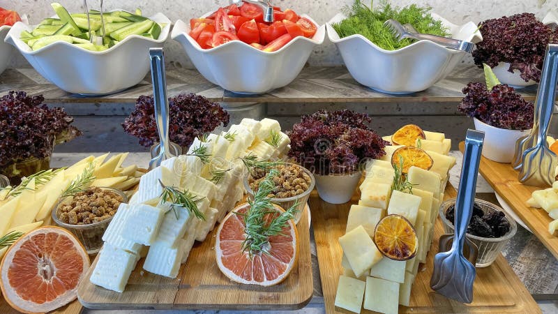Open Buffet Breakfast at the Hotel Stock Image - Image of buffet, lunch ...