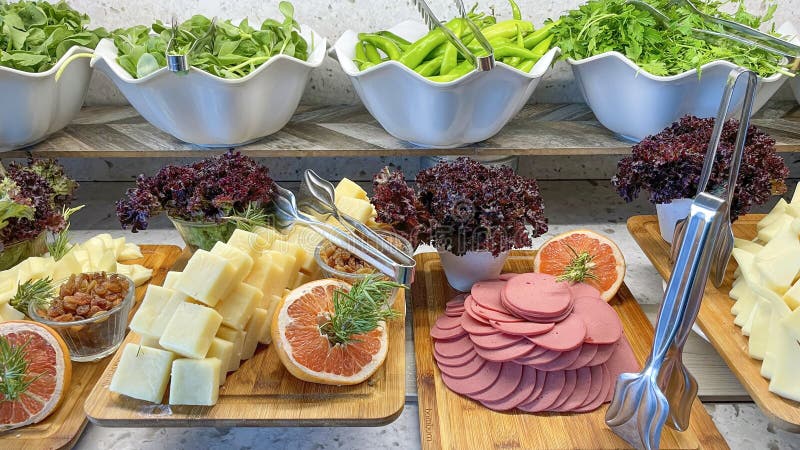 Open Buffet Breakfast at the Hotel Stock Image - Image of dish ...