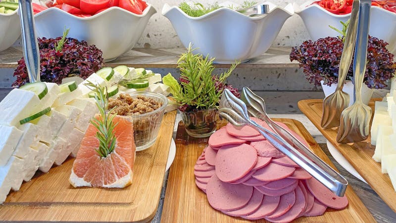 Open Buffet Breakfast at the Hotel Stock Image - Image of bread, fresh ...