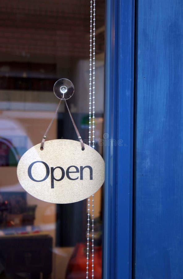 Open for business stock image. Image of shopping, sale - 397253