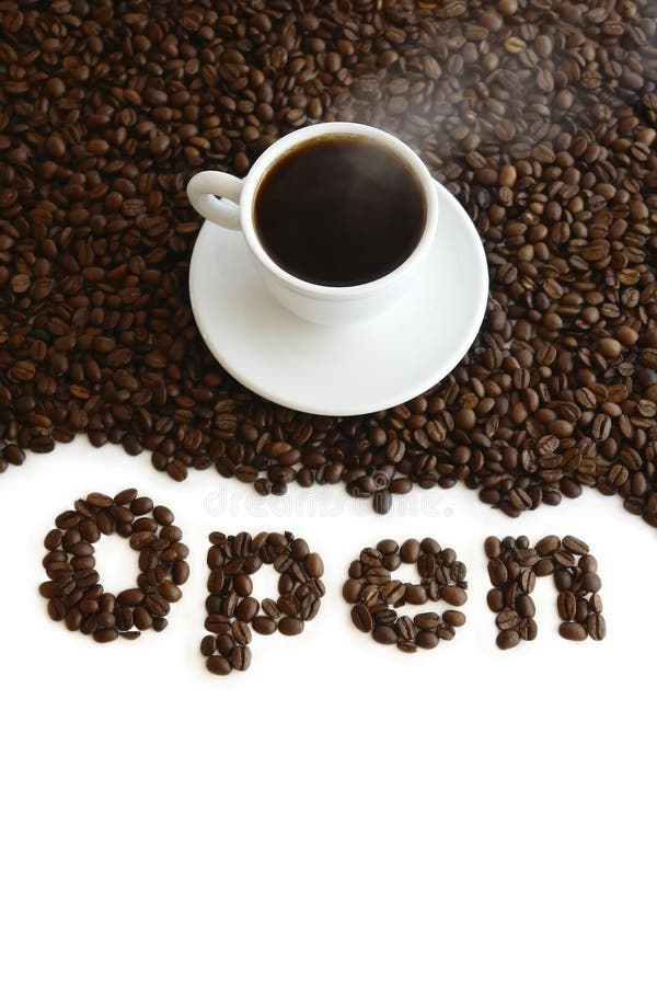 Open cafe stock photo. Image of aroma, vapor, stack, brown - 3914416