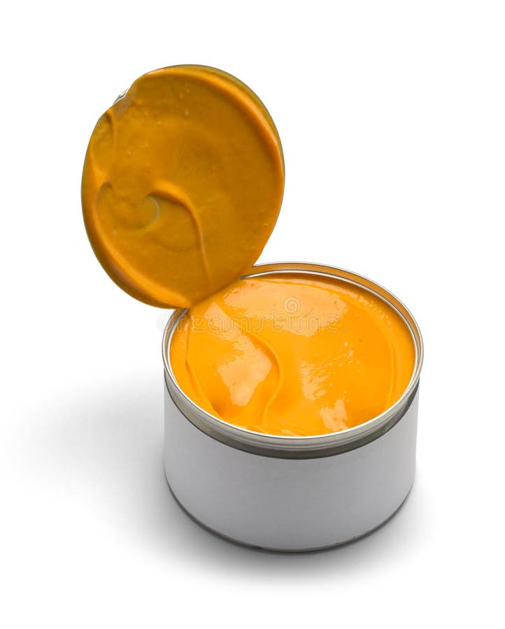 Open Can of Cheese stock photo. Image of cheese, tortilla - 130813250