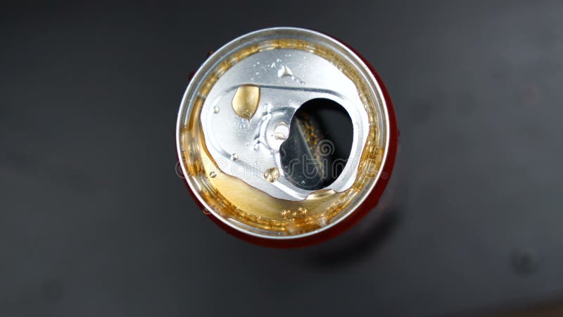 Open can of cola stock video. Video of soda, soft, silver - 160600701
