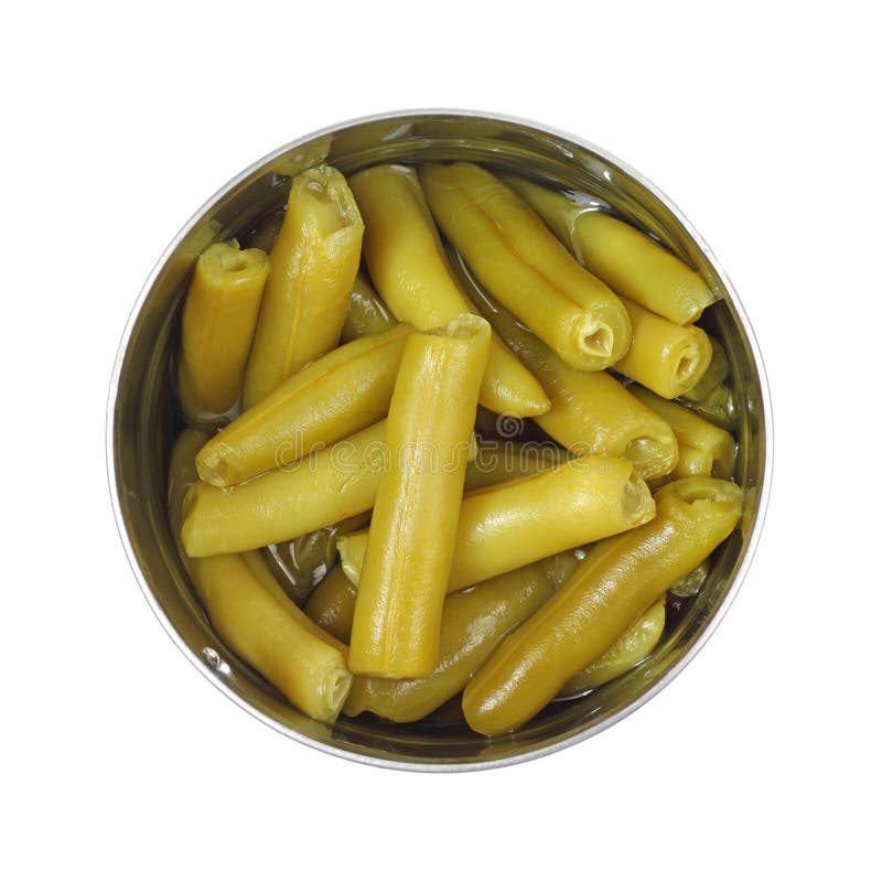 Open Can Cut Green Beans stock image. Image of water - 25465355