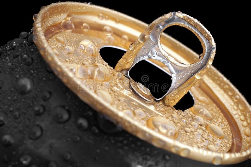 Open can of drink. stock image. Image of canister, cool - 59733721