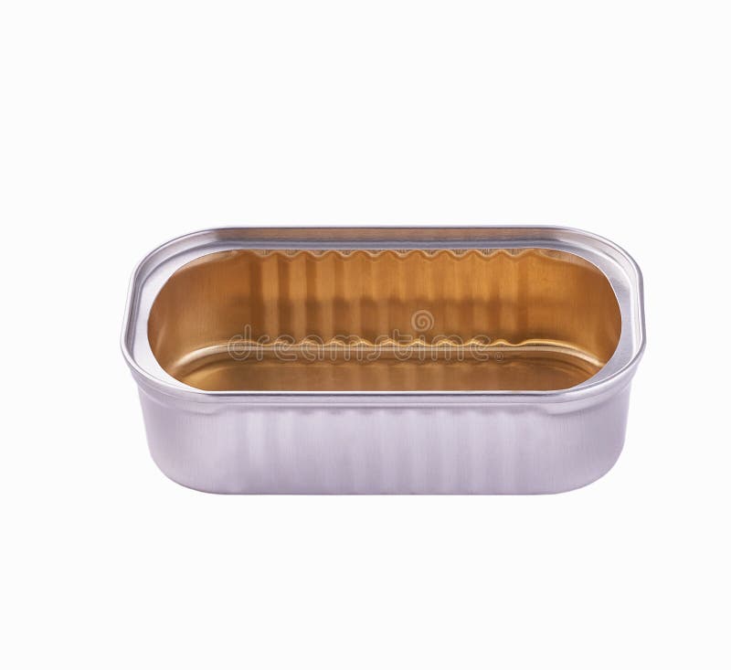 133 Empty Opened Preserve Steel Can Isolated White Stock Photos - Free ...