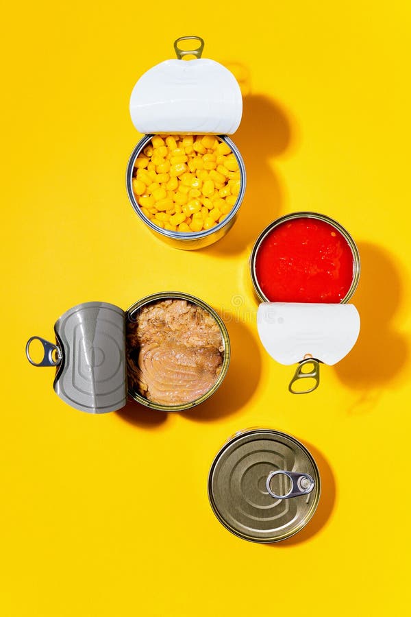 Open Canned Food stock image. Image of sauces, shiny - 35979497