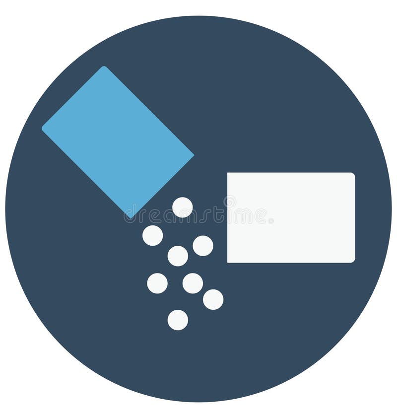 Open Capsule, Capsule, Isolated Vector Icon that Can Be Easily Modified ...