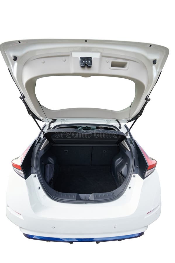 Open Clean Modern Car Trunk Stock Image - Image of empty, blue: 83331083
