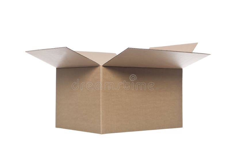 Open Cardboard Box stock image. Image of home, mail, carrying - 17176249