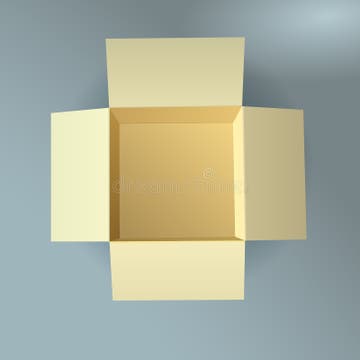 Top View Cardboard Box Stock Illustrations – 7,899 Top View Cardboard ...