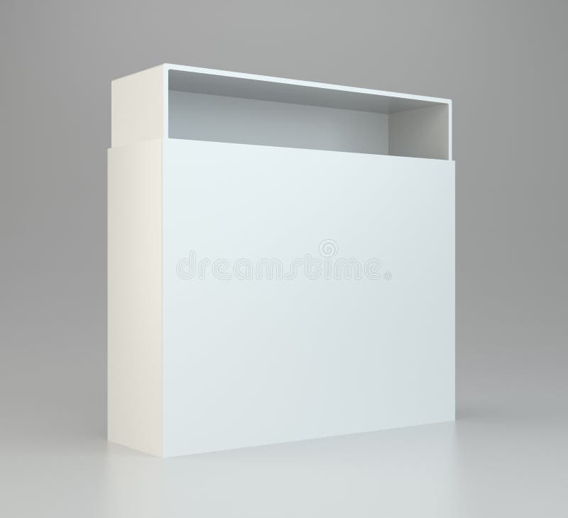 Open cardboard box stock illustration. Illustration of clean - 88395718