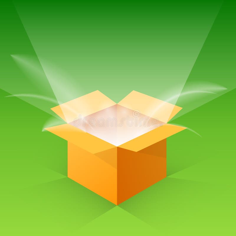 Open cardboard box icon stock vector. Illustration of cardboard - 134187073