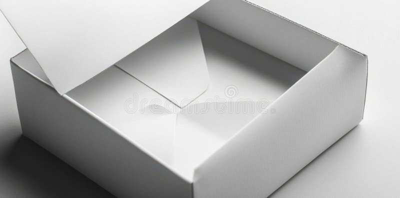 Open Cardboard Box, Reveal a Clean Space, and Minimalistic Aesthetic ...